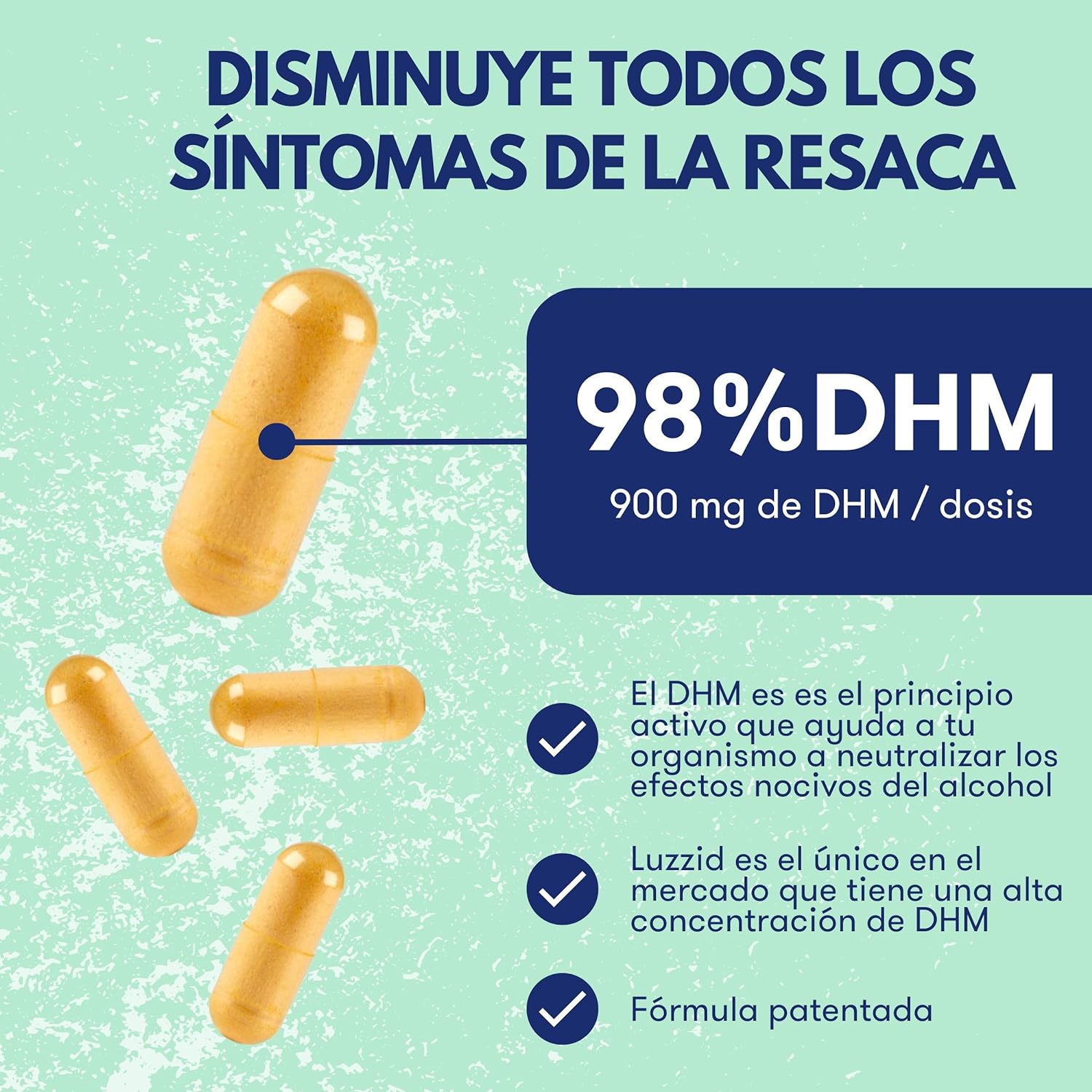 LUZZID® RECOVERY – Pack Fresh – 48 cápsulas para el alcohol